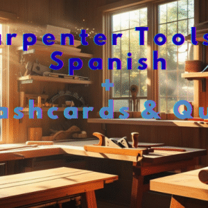 Spanish Tools Vocabulary: Flashcards & Quiz | - Spanish Grammar